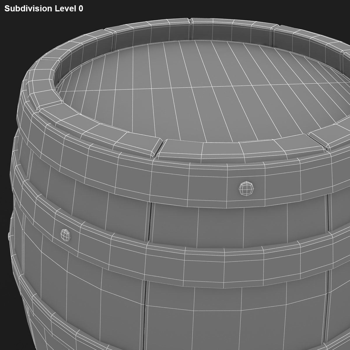 3d realistic barrel