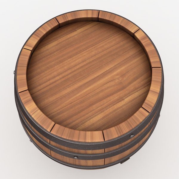 3d realistic barrel