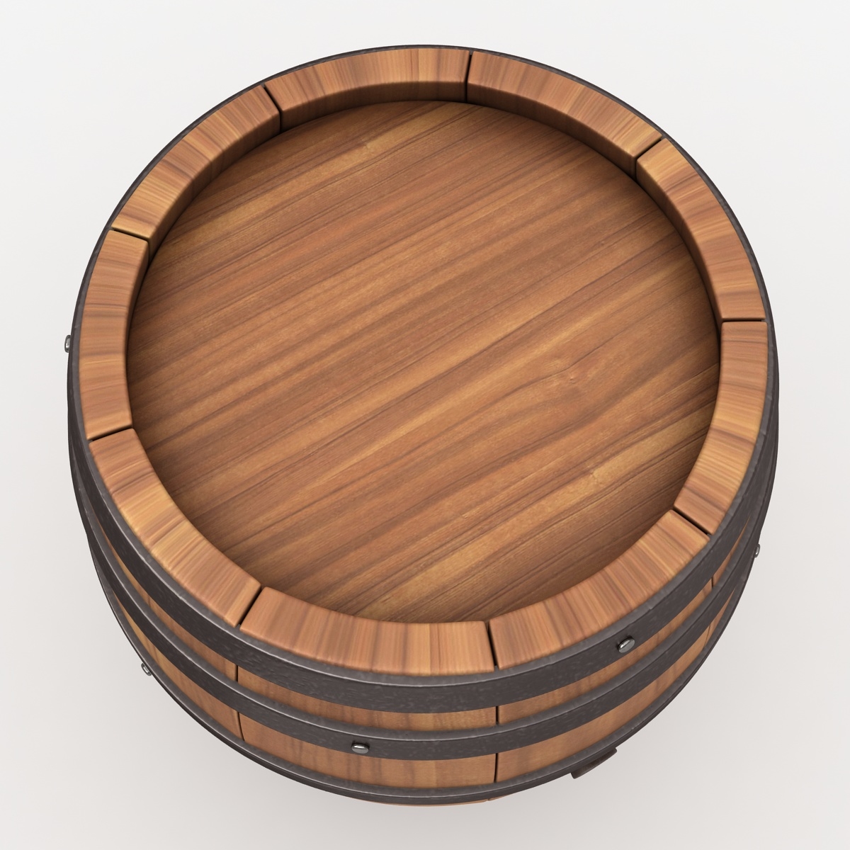 3d realistic barrel