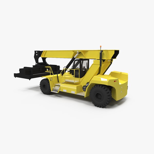 3d handler shipping container model