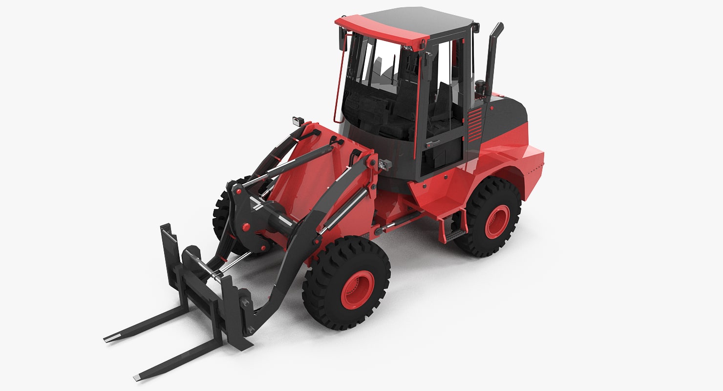 3d lifter industrial model