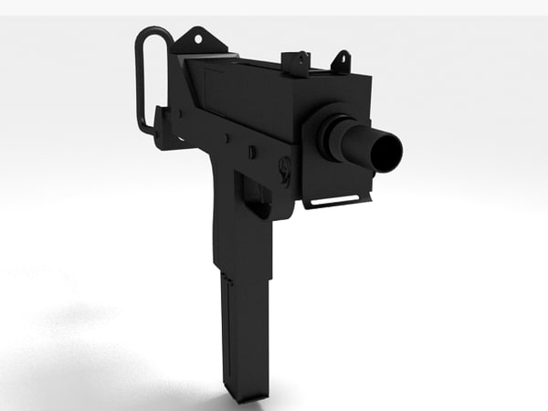 3d ingram gun model