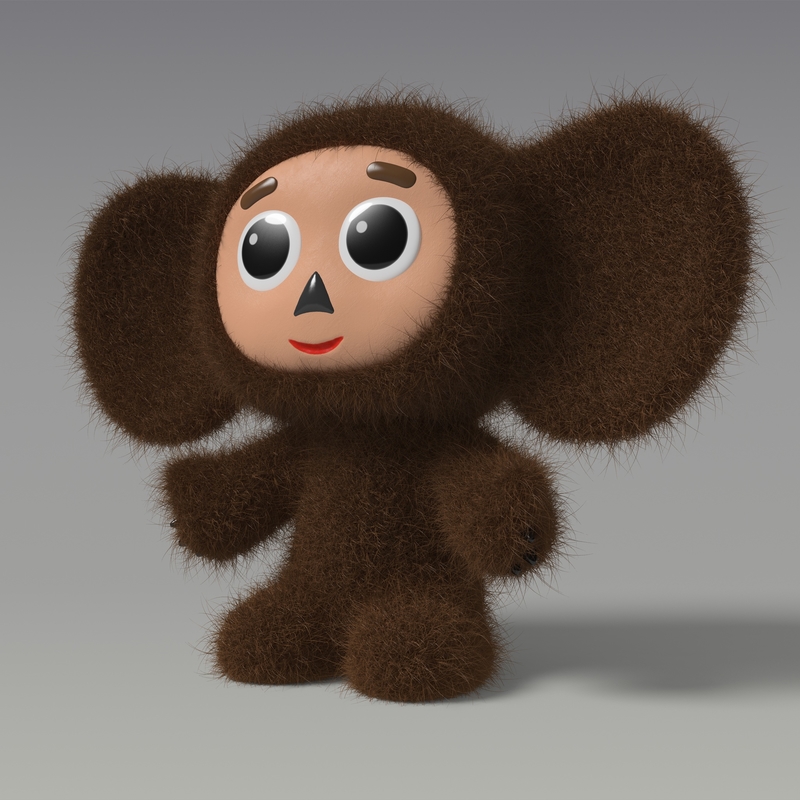 3ds max soviet cheburashka