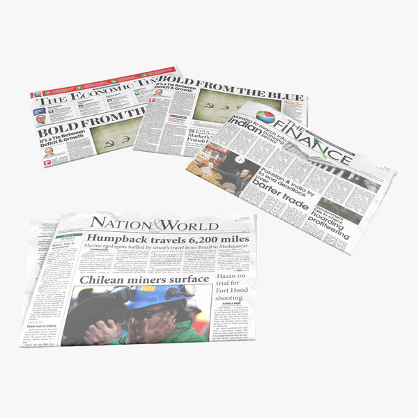 Newspaper 3D Models for Download | TurboSquid