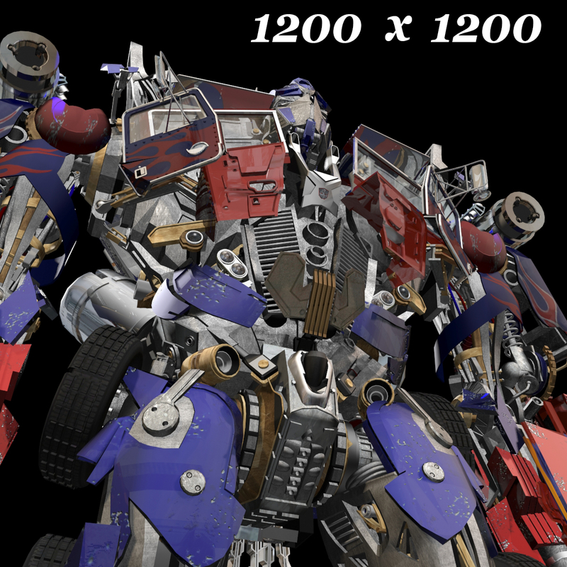 3dsmax transformer animation realistic
