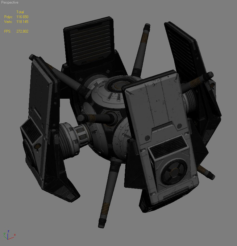drone spy 3d model