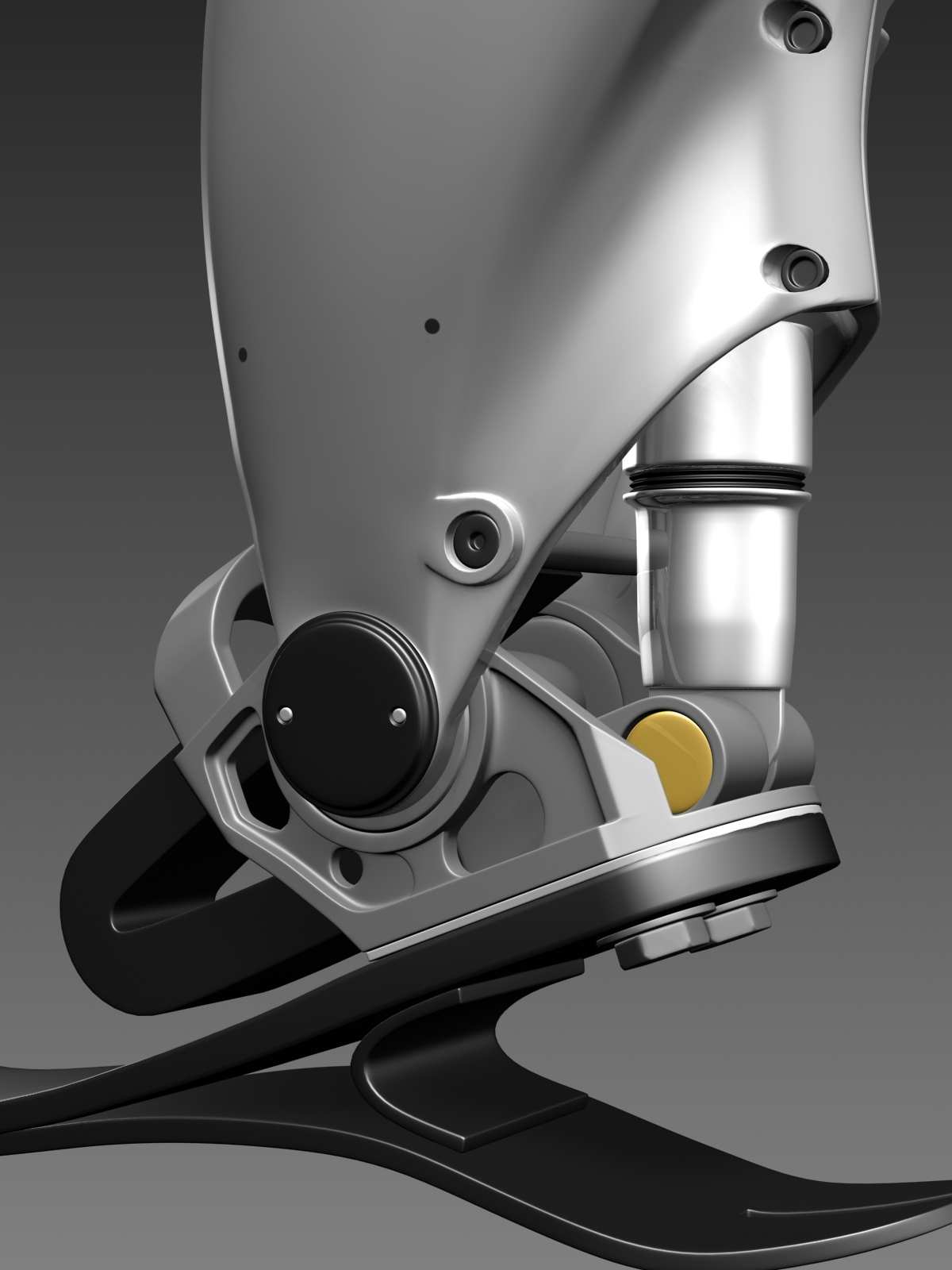 3d prosthetic leg model