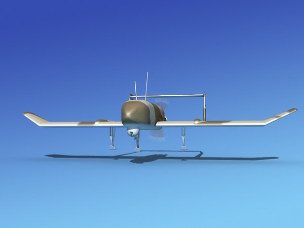 mohajer uav drone 3d dxf