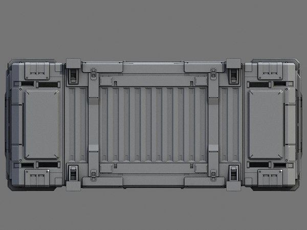 3d cargo container model