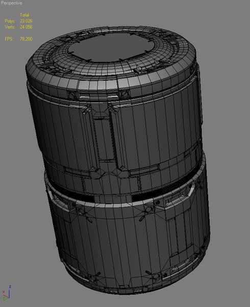 3d model science container