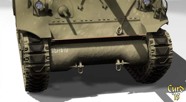 3ds max tank destroyer m36b1