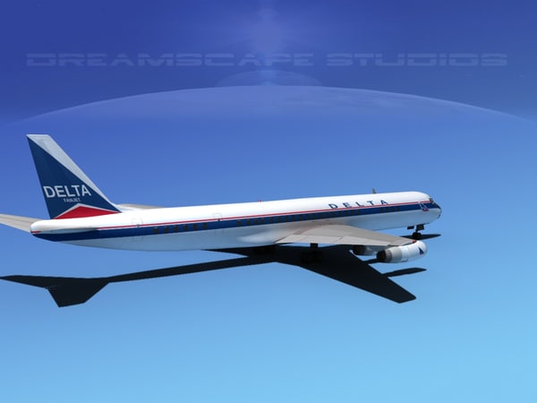 douglas dc-8 3d dwg
