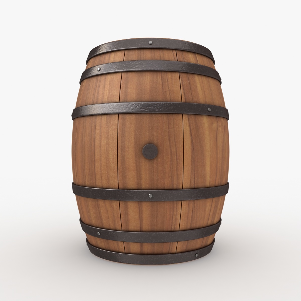 3d realistic barrel