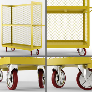 Warehouse push cart - 3D model - TurboSquid 1179795