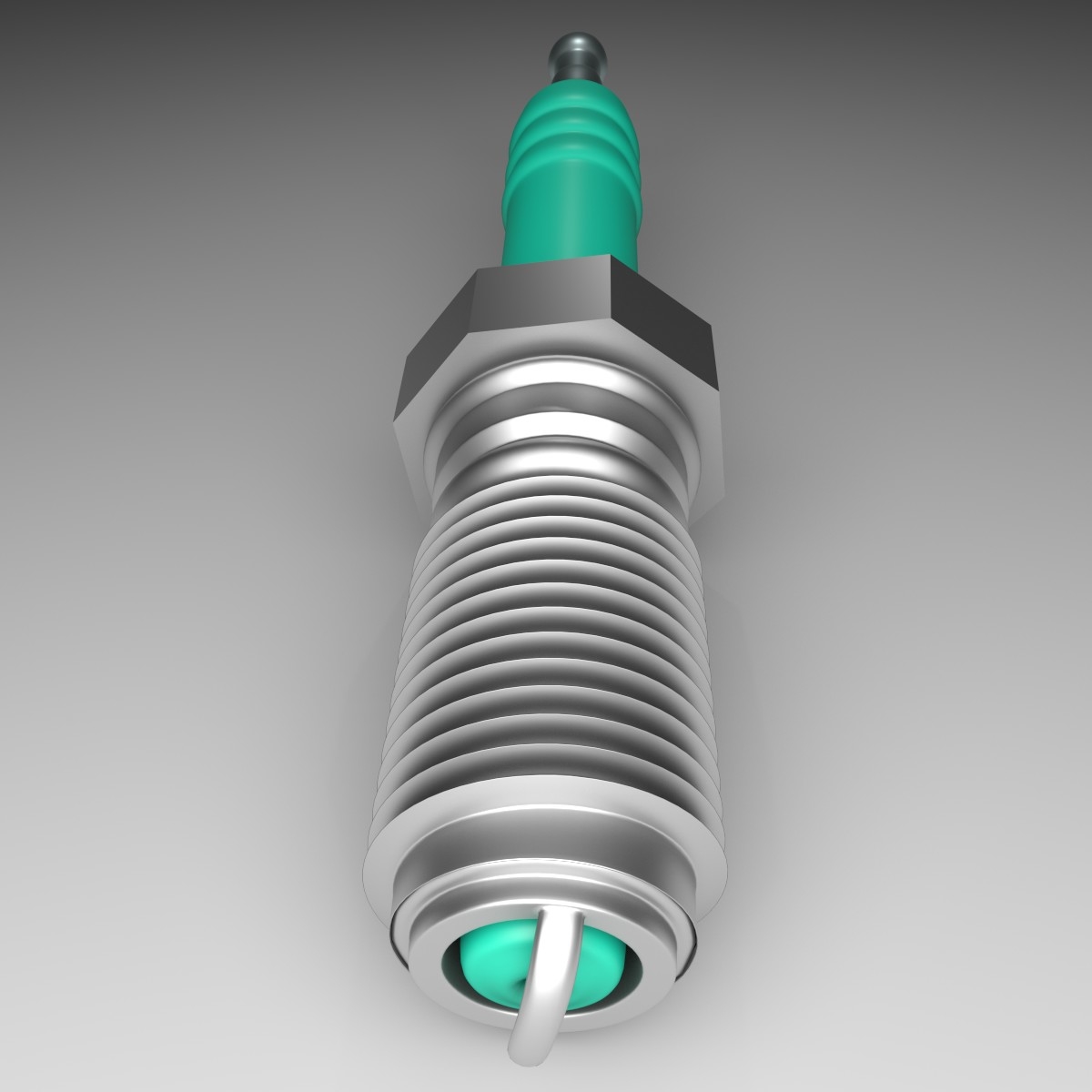 spark plug 3d model