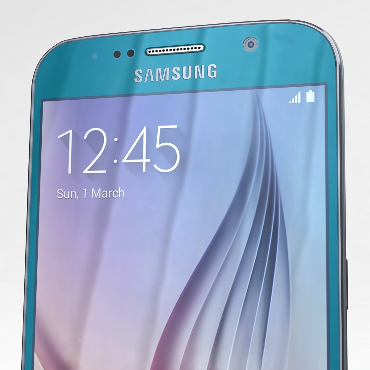 3d samsung galaxy s6 blue