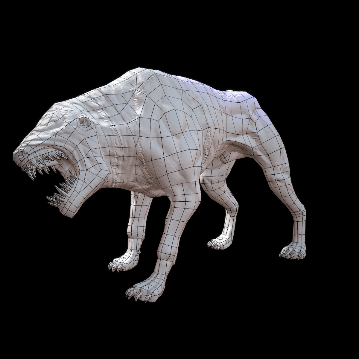 3d infernal dog