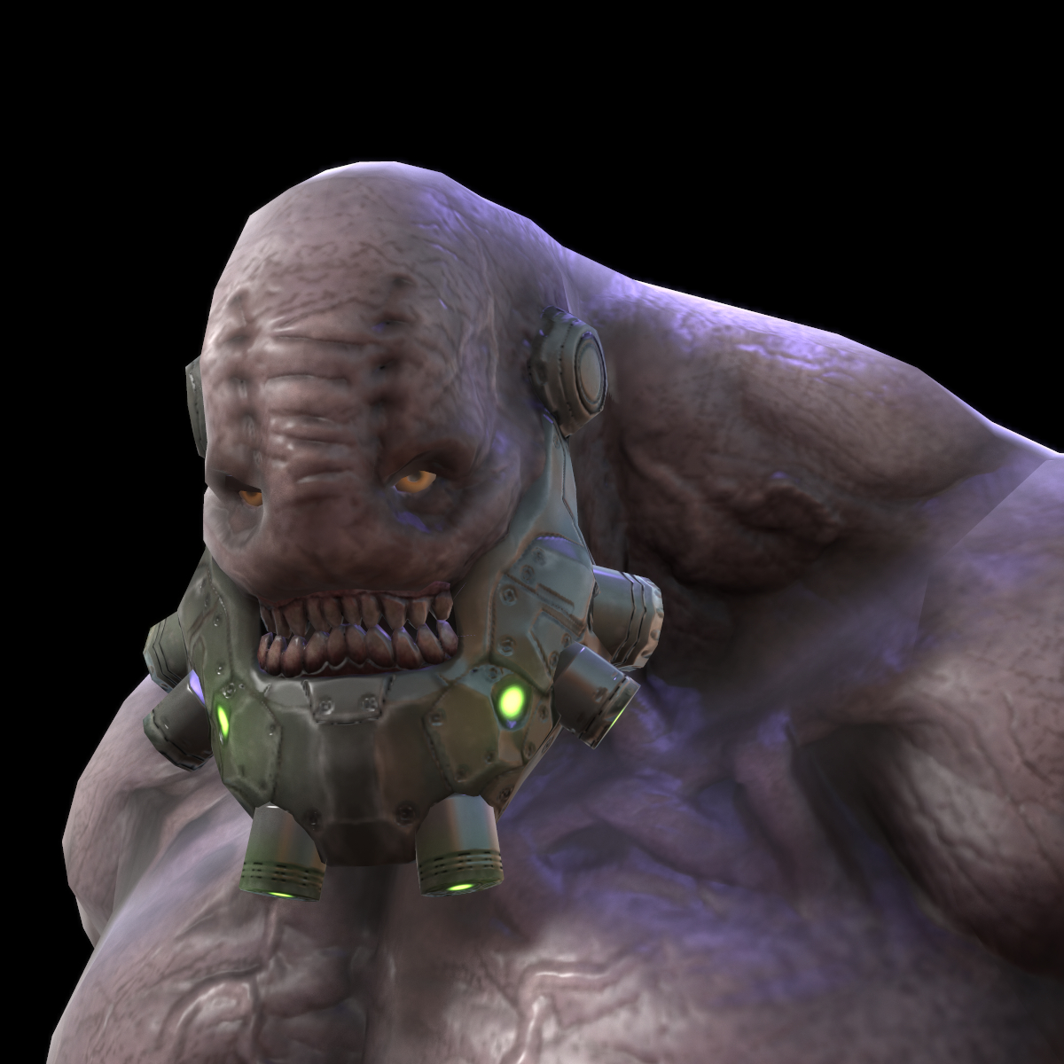 3d model mutant fighter