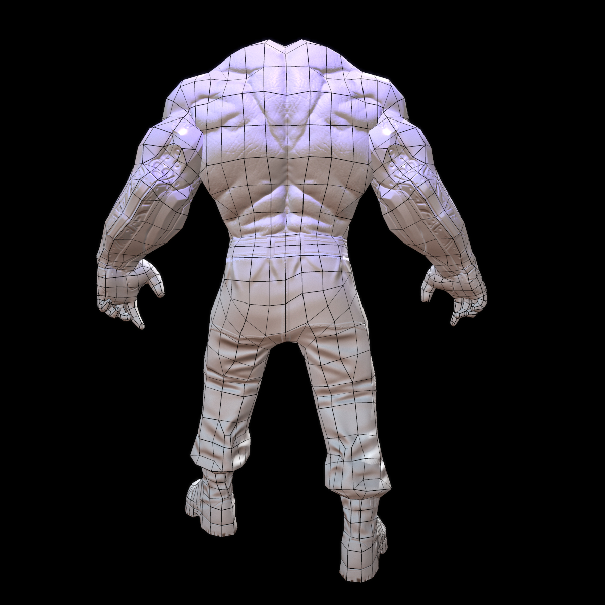 3d model mutant fighter