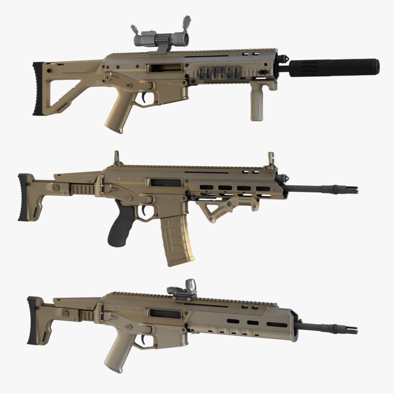 3d max acr rifle