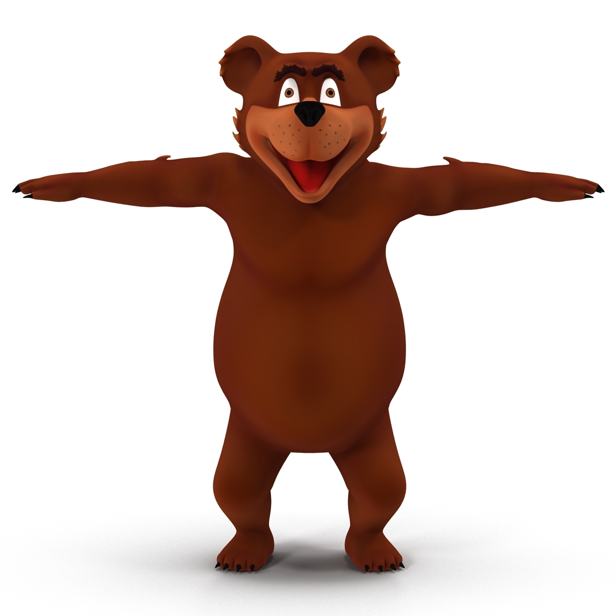 3dsmax bear cartoon