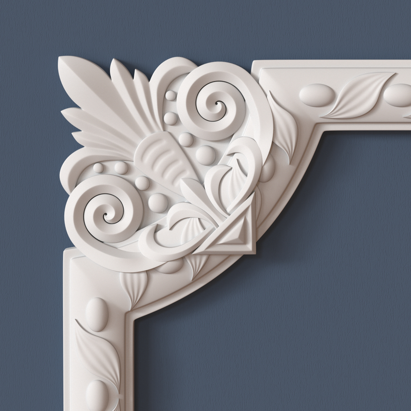 molding corner 3d max
