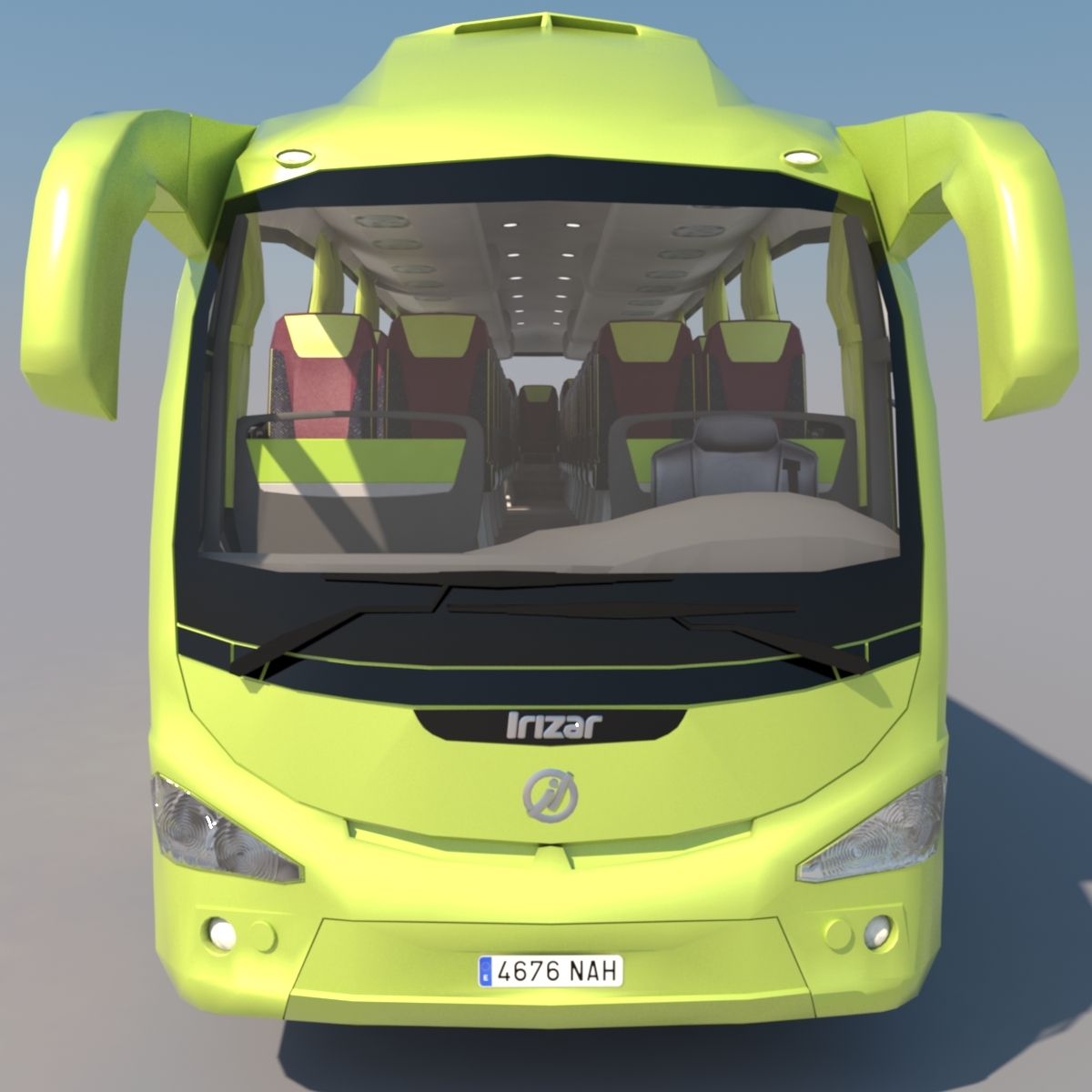 3d bus irizar i6