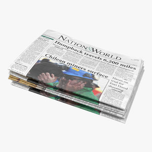 Newspaper 3D Models for Download | TurboSquid
