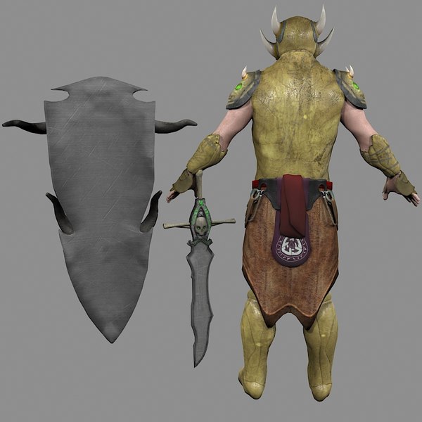 warrior 3d model