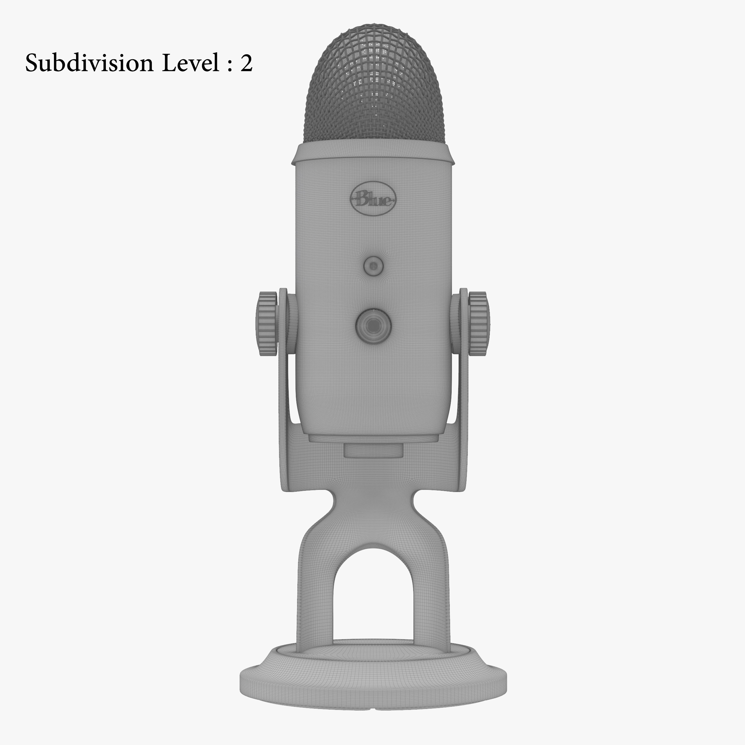 3d blue microphones yeti usb model