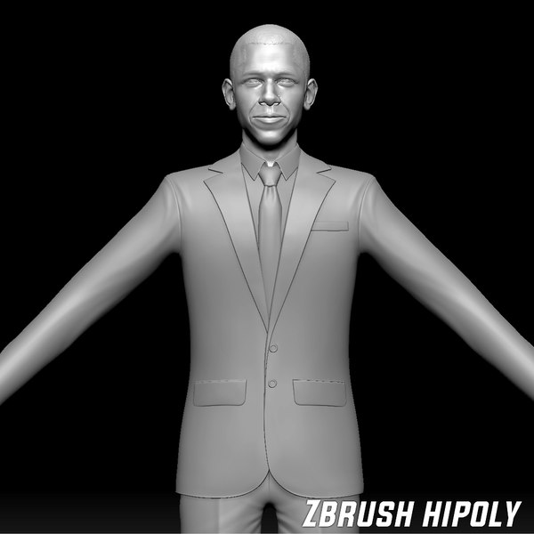 3d model barack obama