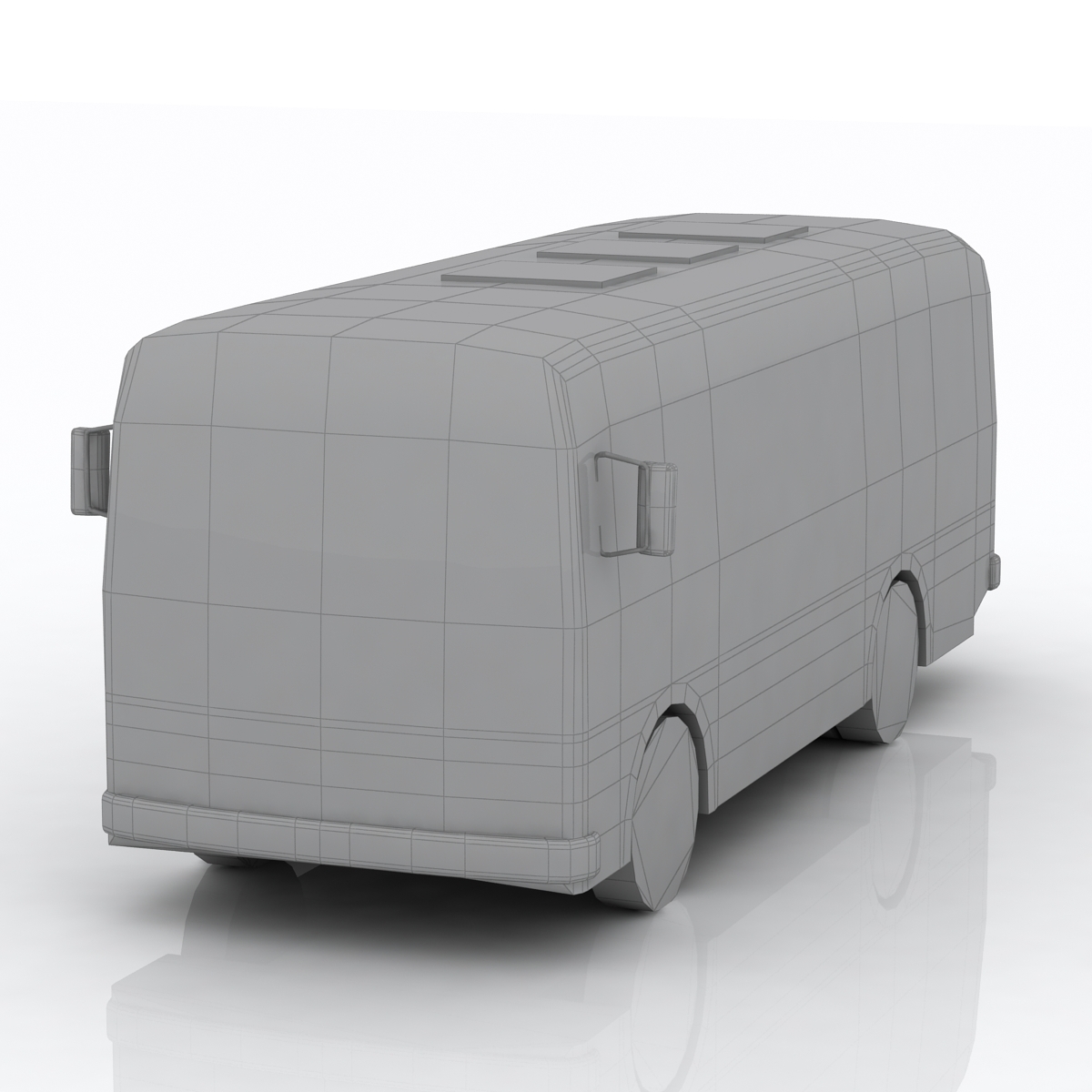 russian paz 3205 bus 3d 3ds