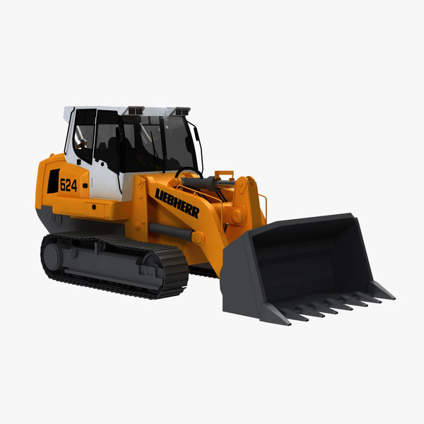 crawler loader 3d model