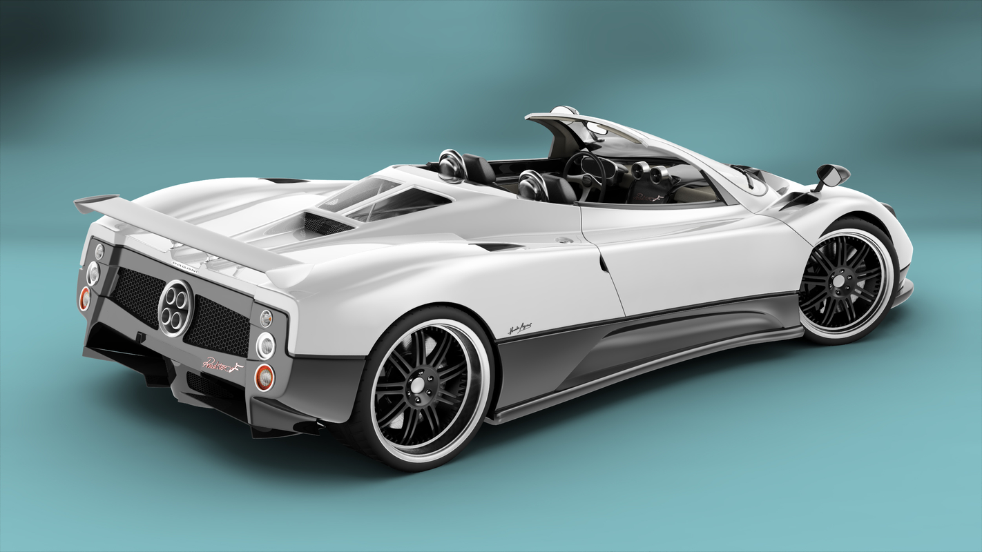 3d model pagani zonda