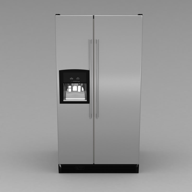 3d refrigerator model