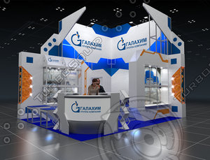 Exhibition Booth Blender Models for Download | TurboSquid