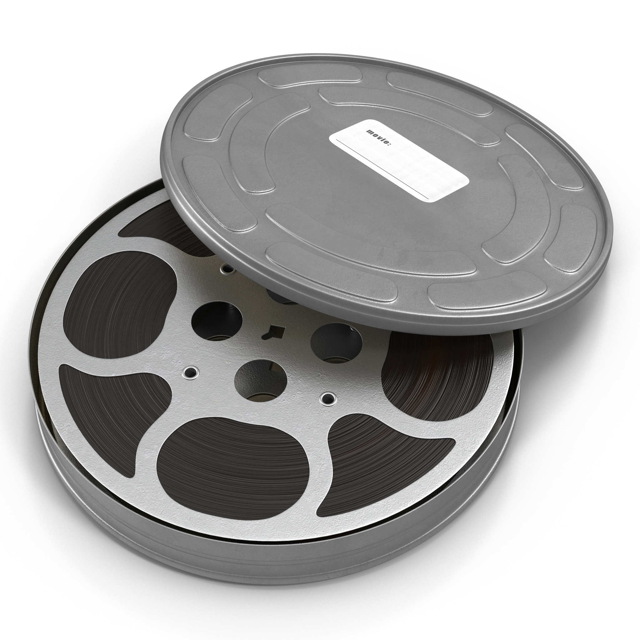 3d video film reel case