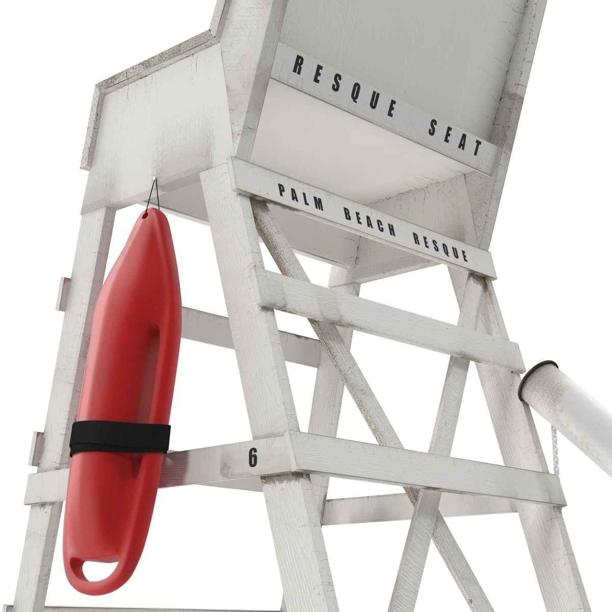 3d model lifeguard chair