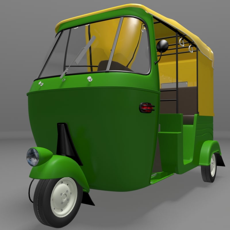 Tuk-Tuk 3D Models for Download | TurboSquid