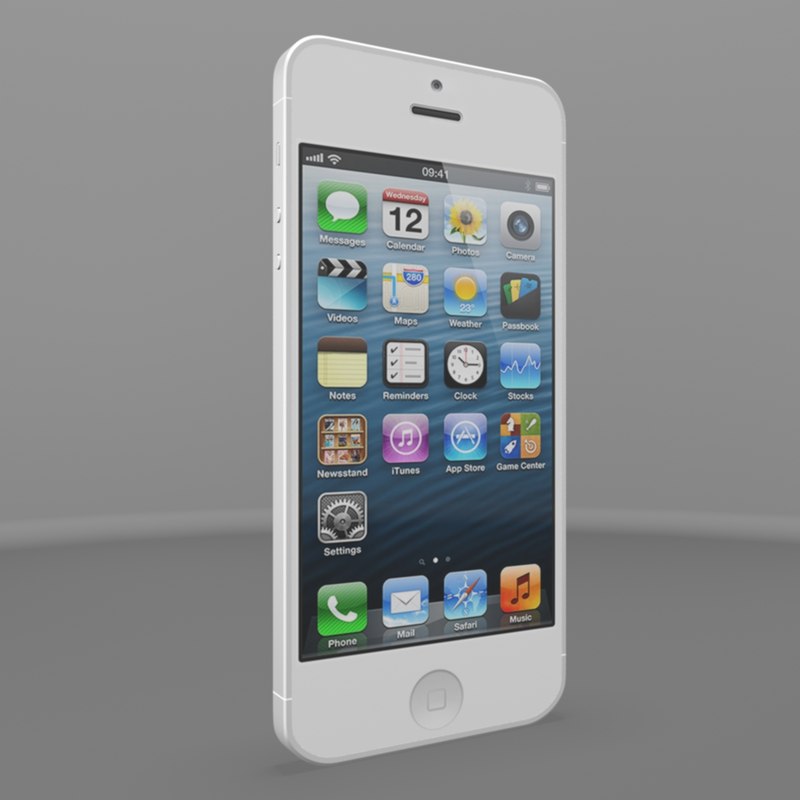 3d apple iphone 5s model