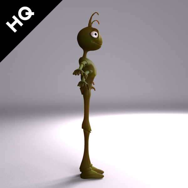 3d model ant cartoon