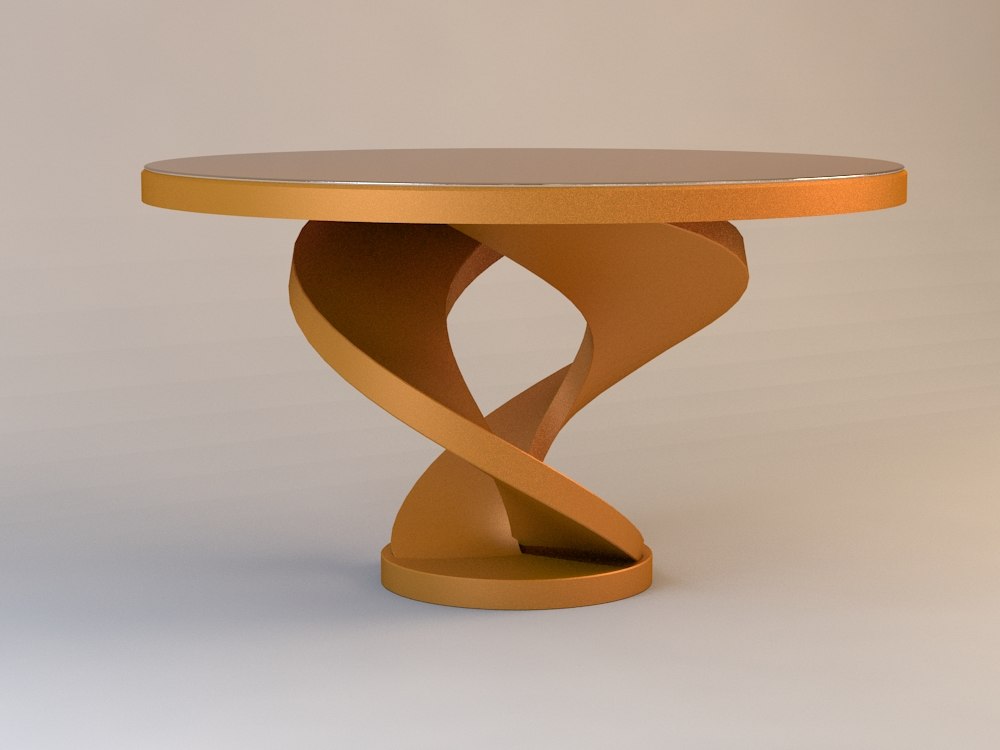 3d model center table