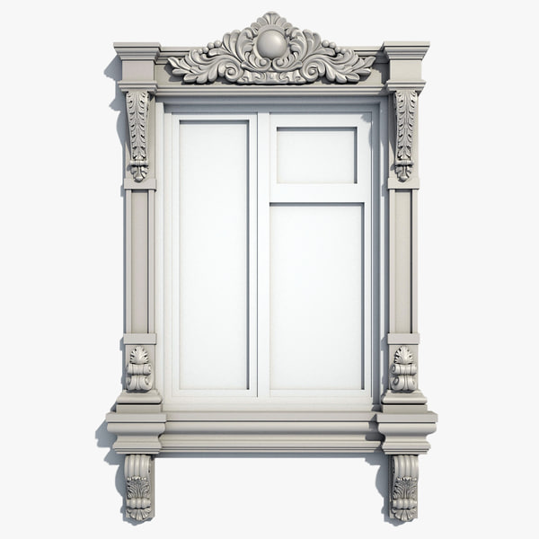 classical column c03 3d model