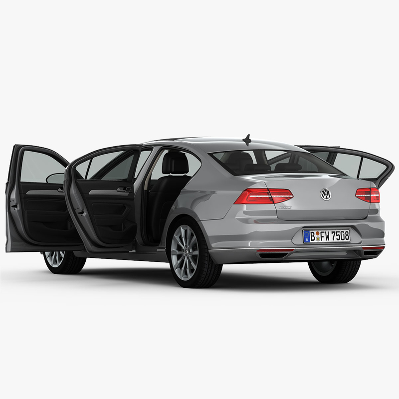 volkswagen passat sedan 3d model