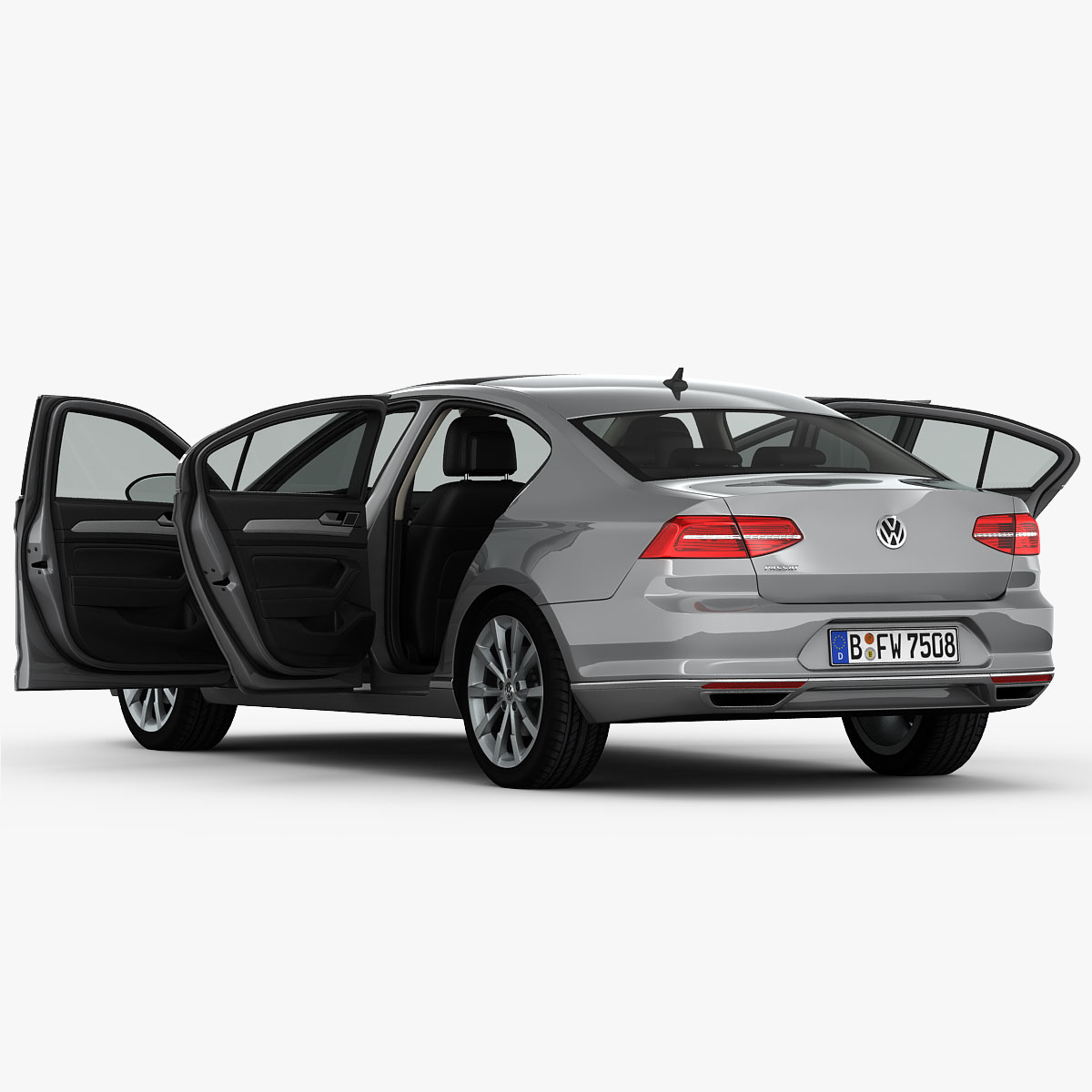 volkswagen passat sedan 3d model