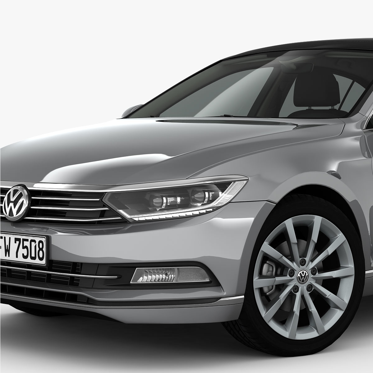 volkswagen passat sedan 3d model