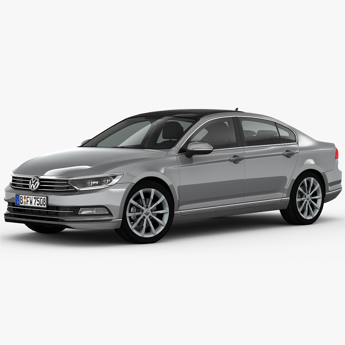 volkswagen passat sedan 3d model