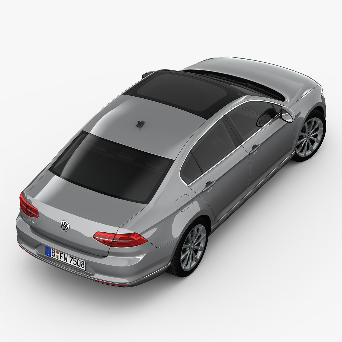 volkswagen passat sedan 3d model