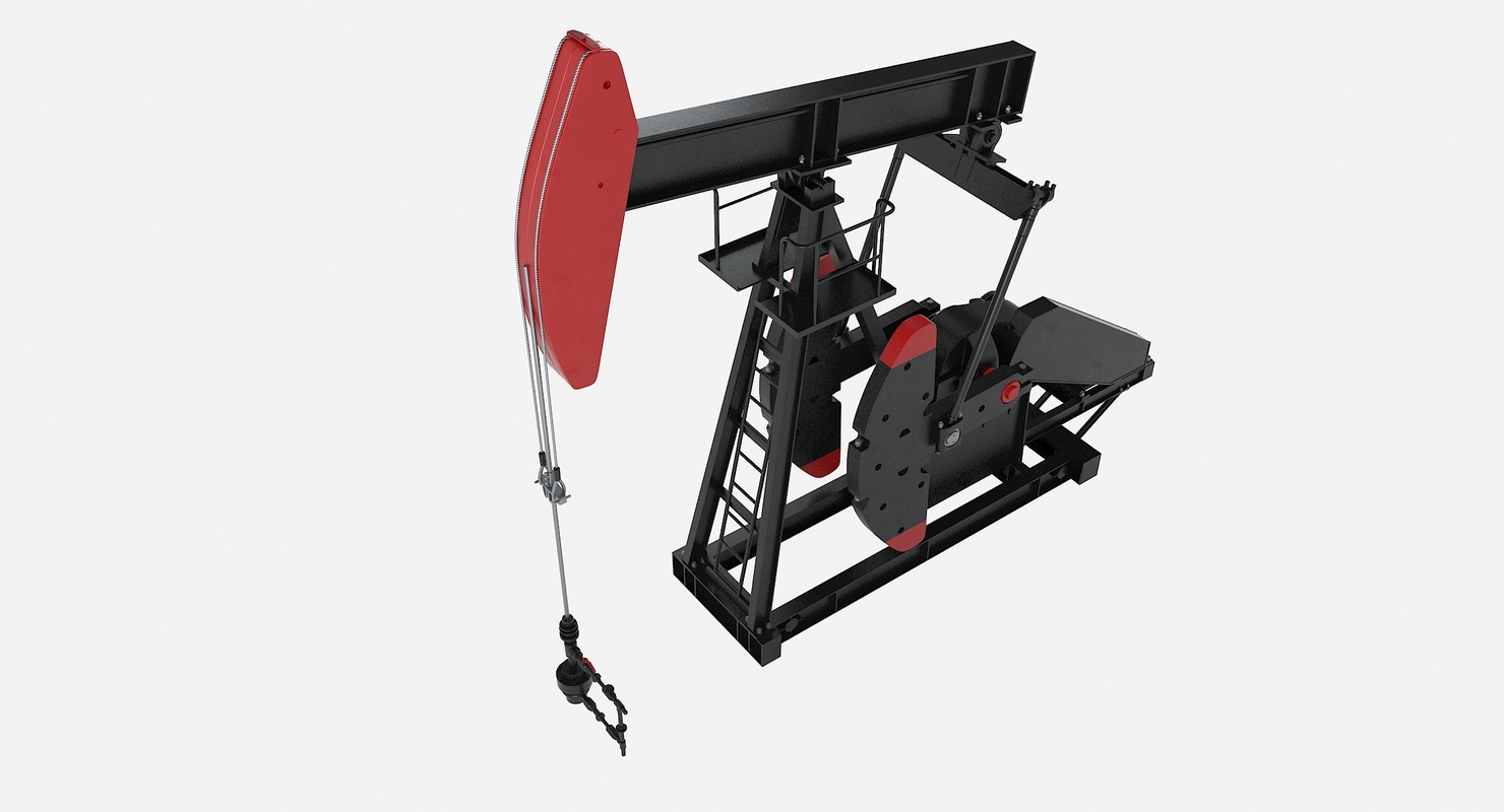 beam pumping unit 3d model