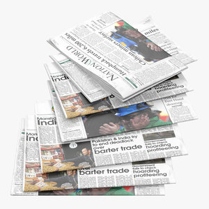 Newspaper 3D Models for Download | TurboSquid